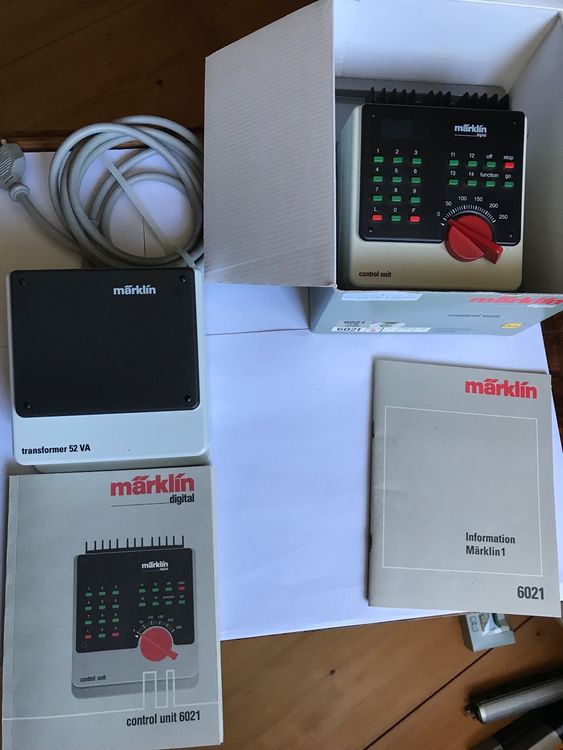 märklin 6021, control unit und märklin 6002, trafo | Kaufen auf Ricardo