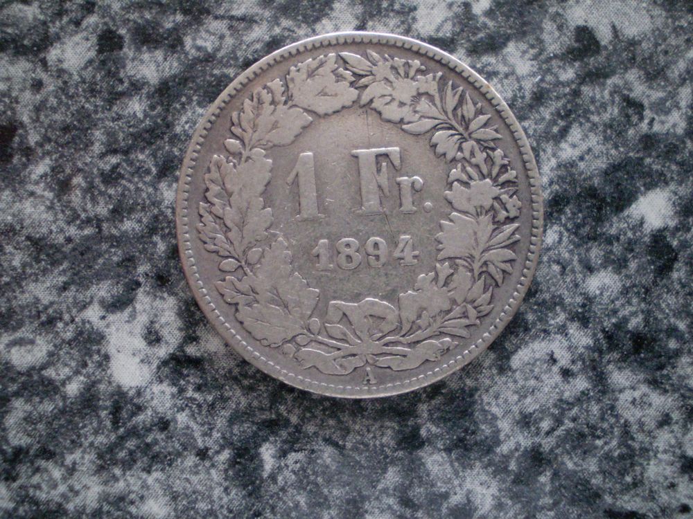 1 Fr.1894 !!! Rar !!! ab 1.- !!! (Gebraucht) in Dierikon für CHF 4 – mit Lieferung auf Ricardo ...