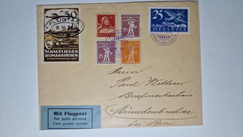 Schweizer Flugpost Brief | Kaufen auf Ricardo