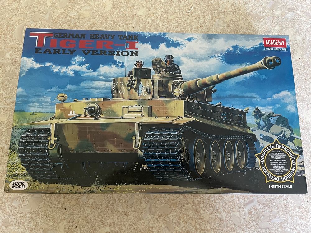 German Heavy Tank Tiger-1 Early Version Modellbau | Kaufen auf Ricardo