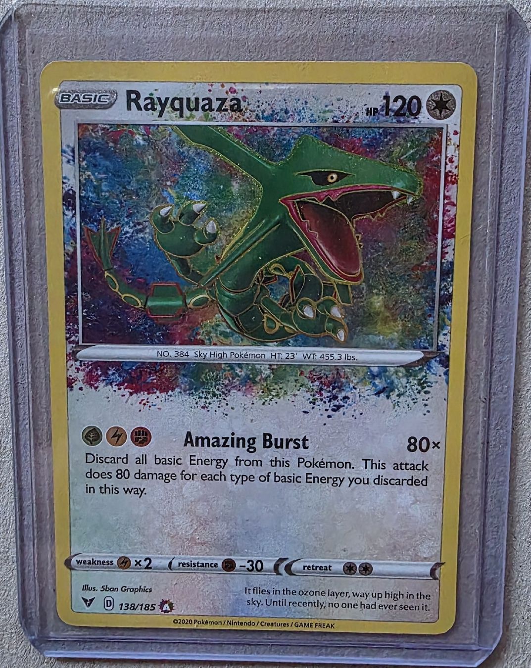Rayquaza Amazing Rare - Top Zustand - Pokemon Karte! (Neu (gemäss ...