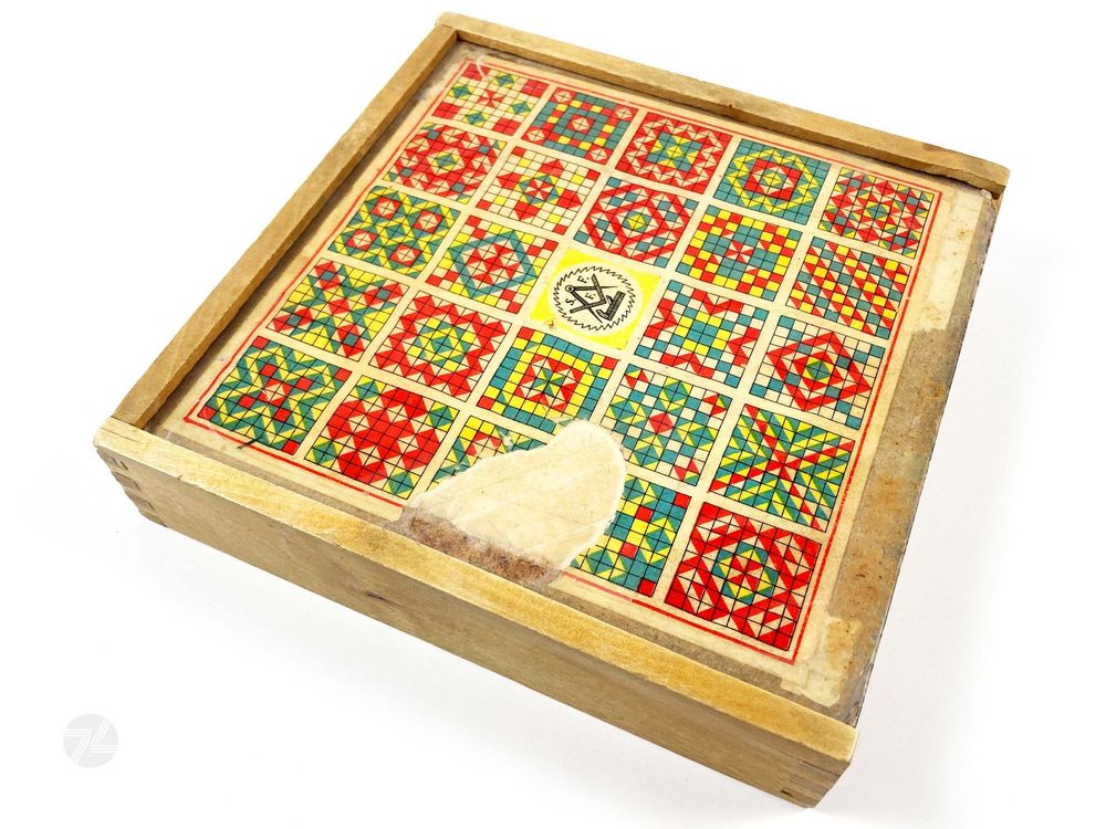 8x8 Würfel Holzpuzzle Puzzle Vintage Bauhaus Design MOSAIK (Gebraucht ...