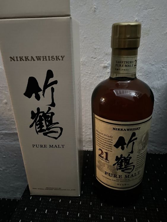 Nikka Taketsuru 21 Years Pure Malt Whisky (li (Neu und originalverpackt ...
