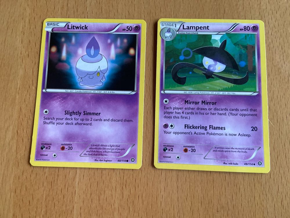 Pokémon Litwick Basic und Stage 1 Karte | Kaufen auf Ricardo