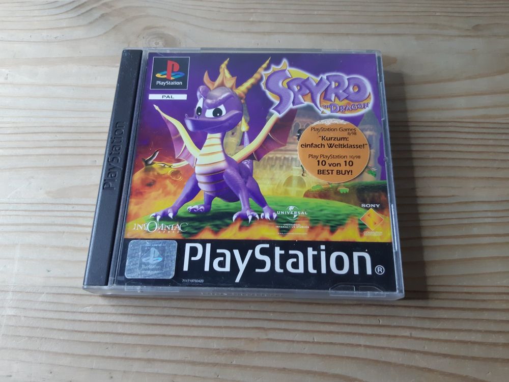 Spyro The Dragon - mit Bonus Disc - PS1 (Gebraucht) in Welschenrohr für ...
