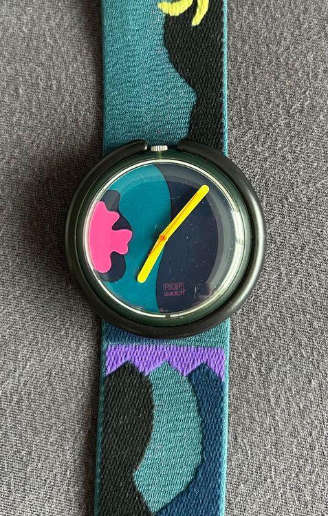 Swatch POP Uhr, Original POP Armband, vintage / 1990 | Kaufen auf Ricardo
