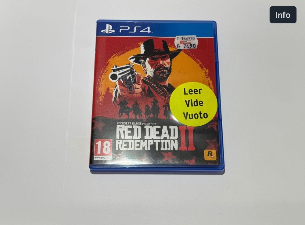 Red Dead Redemption Playstation 4 | Kaufen auf Ricardo