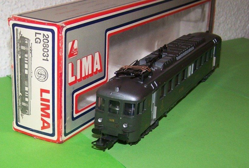 Lima H0 8031LG: SBB-Triebwagen RBe 4/4, DC, DRG+Dach dunkel (Gebraucht) in Brüttisellen für CHF ...