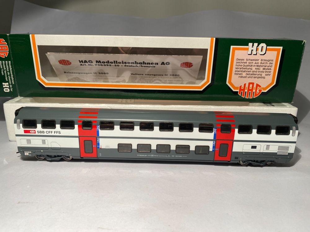 HAG SBB IC2000 2. Klasse Doppelstockwagen (DOSTO) Nr. 61021, (Gebraucht ...