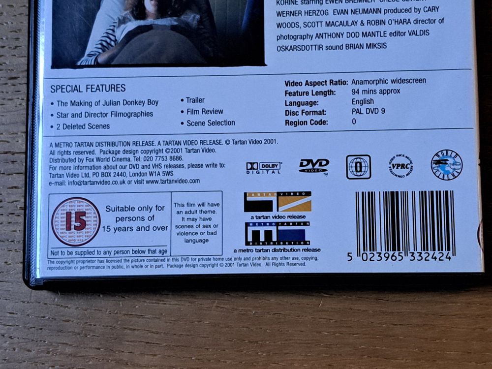 IMPORT-DVD: Julien Donkey-Boy von Harmony Korine, 2002 (Neu (gemäss ...