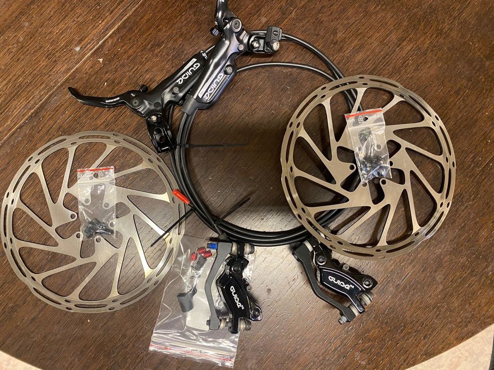 SRAM Guide RE Disc Brake 200mm e-MTB Set komplett, neuwertig (Gebraucht ...
