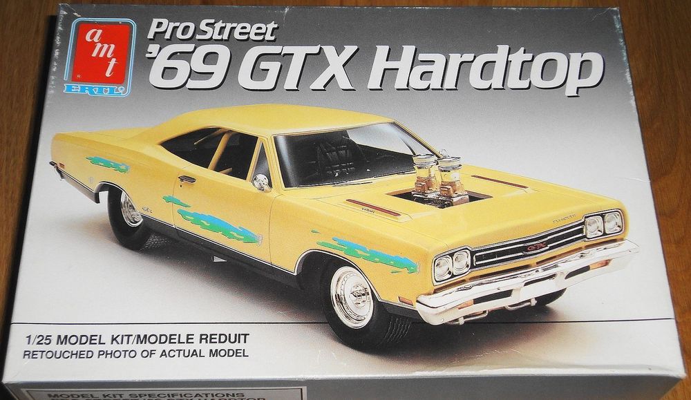 AMT PRO STREET '69 PLYMOUTH GTX HARDTOP 1:25 (Neu (gemäss Beschreibung ...