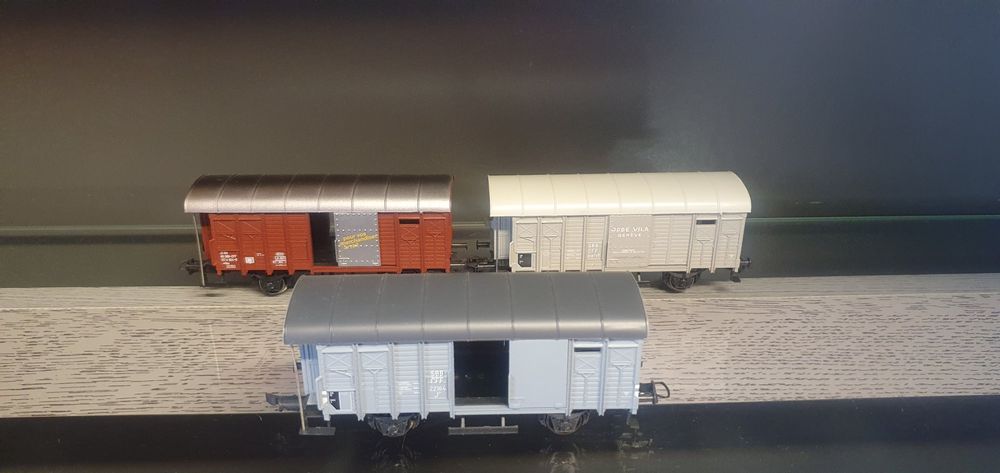 MÄRKLIN: 3 X SBB GÜTERWAGEN K3 BRAUN/GRAU | Kaufen auf Ricardo