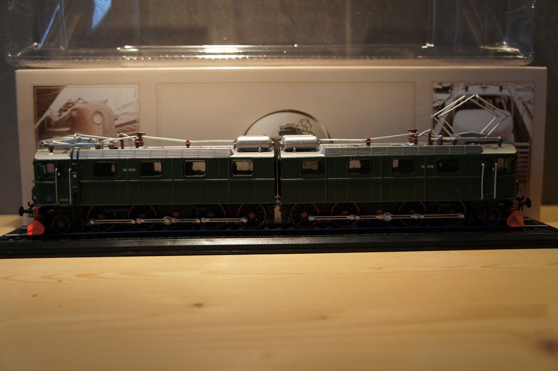 Atlas 7153111 H0 Standmodell NCB EI 12.2115 + 12.2116 1954 (Gebraucht ...