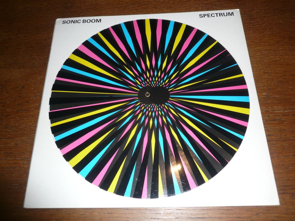 SONIC BOOM Spectrum - "optikinetic" jacket UK 1990 Gatefold (Neu ...