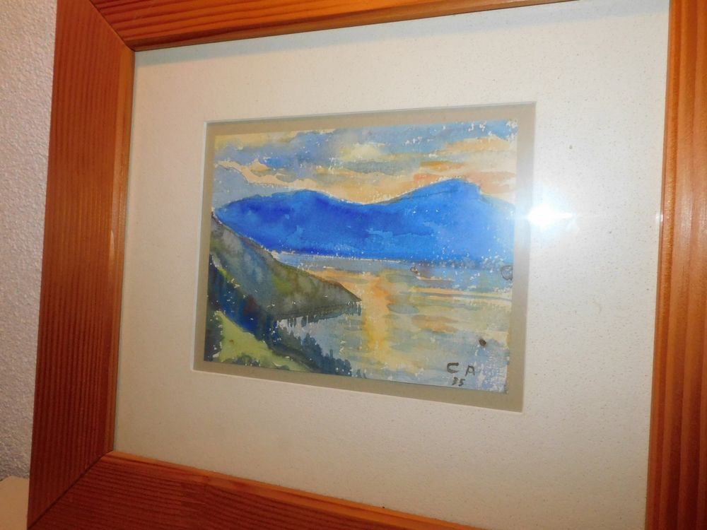Rausverkauf Kunst Kuno Amiet orig Aquarell sig datiert 1935 (Gebraucht) in Sursee für CHF 3600 ...