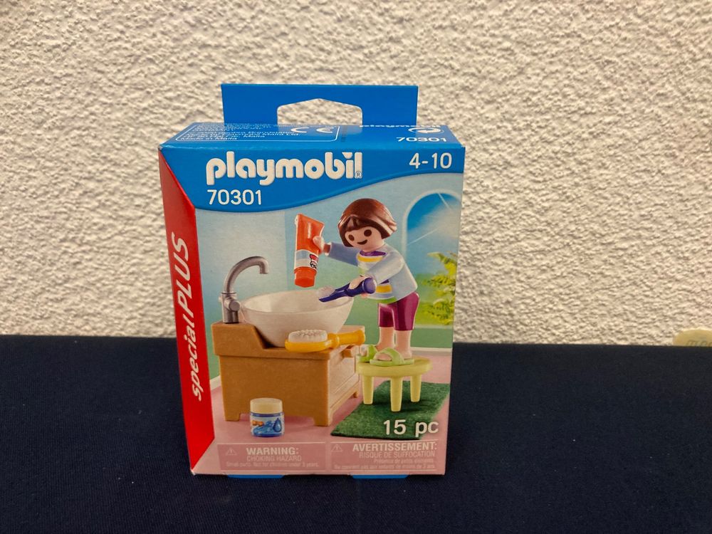 Playmobil plus, Mädchen beim Zähneputzen, 70301, ab 4 Jahren (Neu und ...