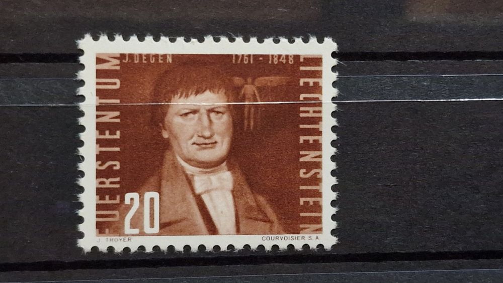 FL 1948/50 Flugpionier J: DEGEN rötlich-braun, Kat: 259b ** (Gebraucht ...