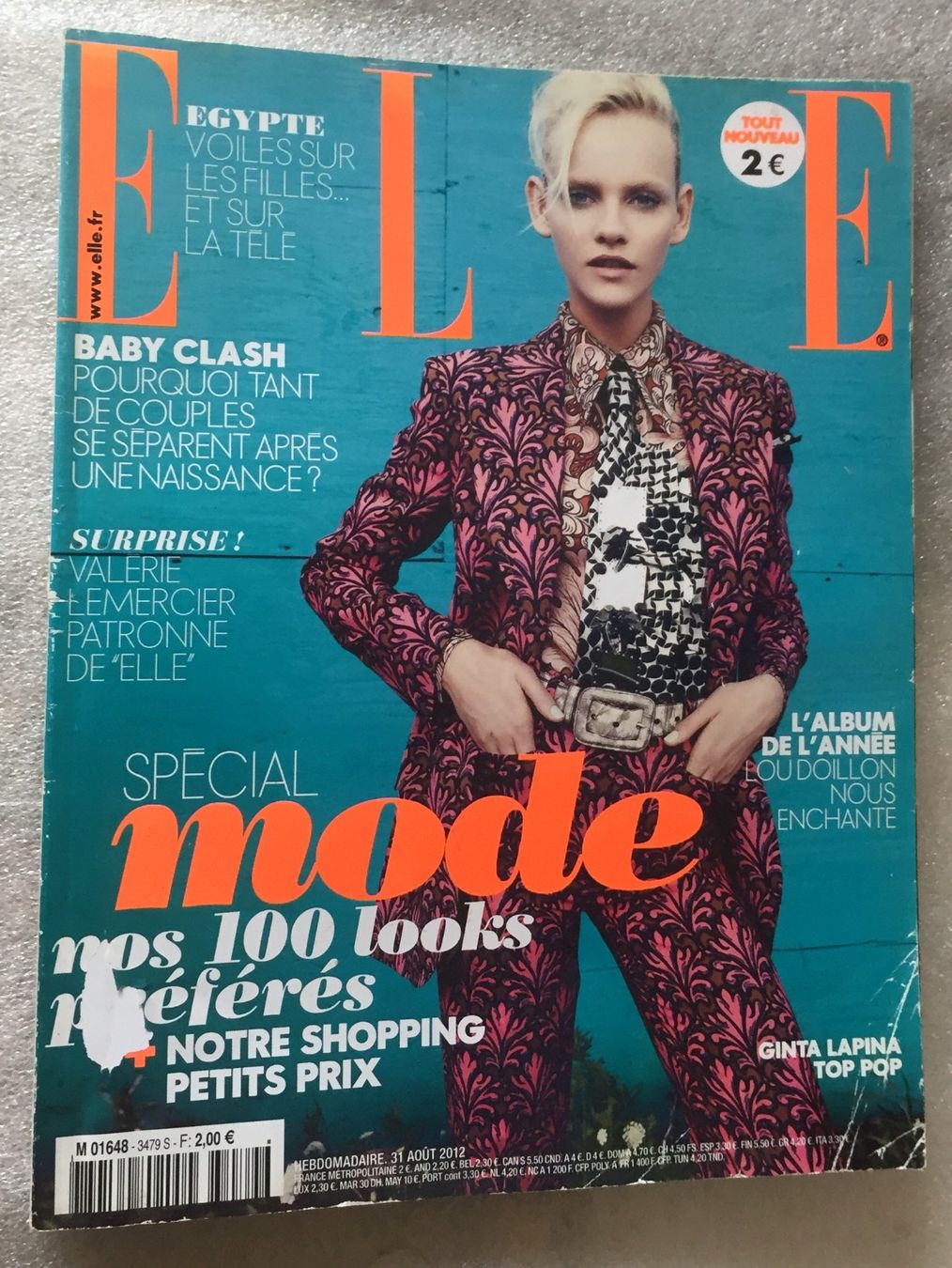 ELLE Magazine Ginta Lapina / Special Mode Valerie Lemercier (D'occasion ...