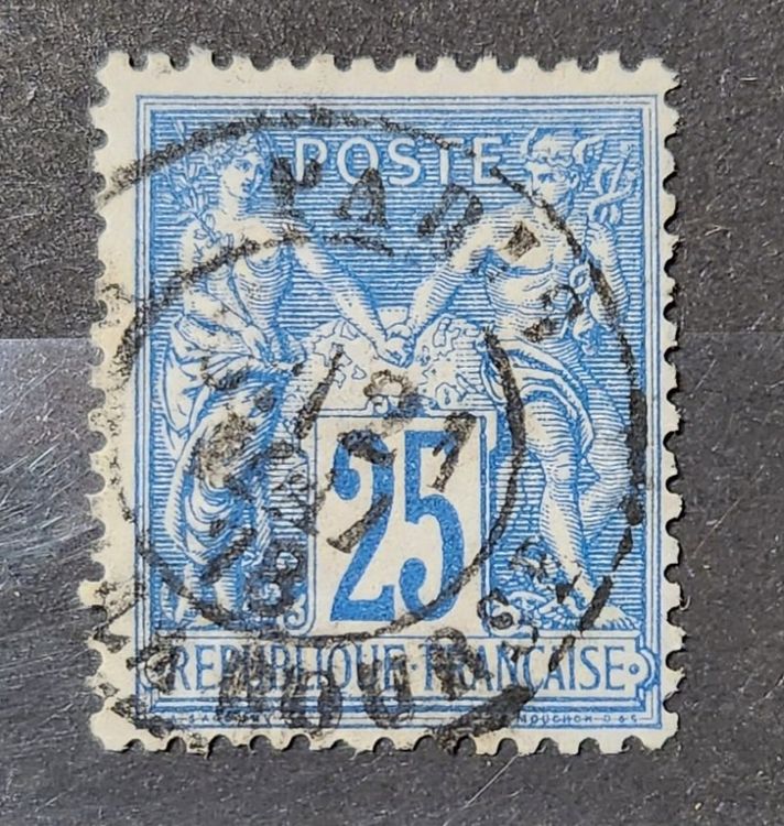 Frankreich-Mi 63 IIb (1877) (Gebraucht) in Hittnau für CHF 1 – mit Lieferung auf Ricardo kaufen