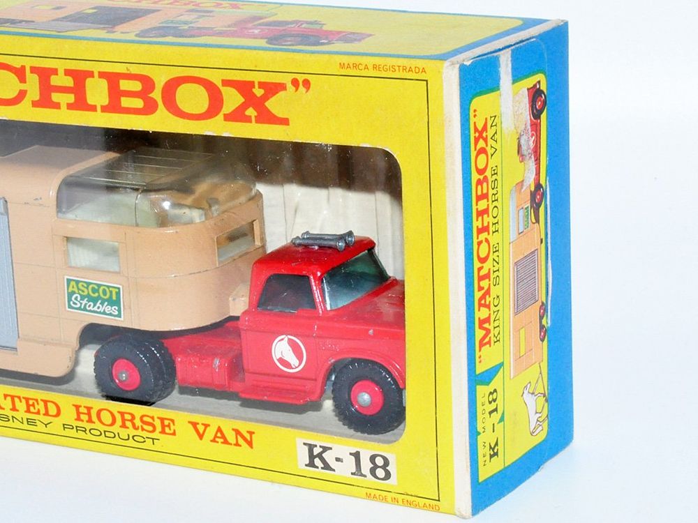 Matchbox Lesney King Size No.K18 HORSE VAN / ORIGINALBOX | Kaufen auf ...
