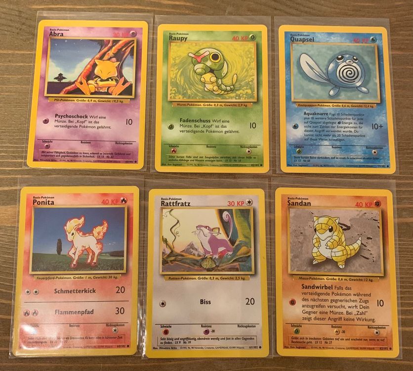 Pokemon Base Set Common komplett inkl Energie Deutsch | Kaufen auf Ricardo