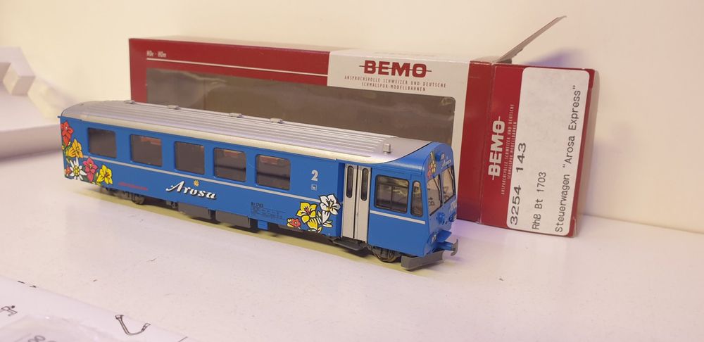 Bemo RhB Steuerwagen Arosa Express 3254 143 | Kaufen auf Ricardo
