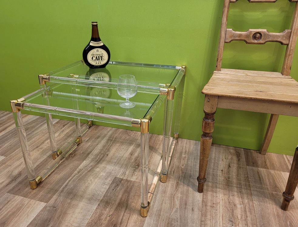 Plexiglas Glas Satztische Tischset Acryl Design Coffee Table | Kaufen ...