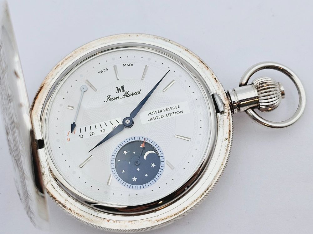 Jean Marcel Power Reserve Mondphasen Taschenuhr Limitiert (Gebraucht ...