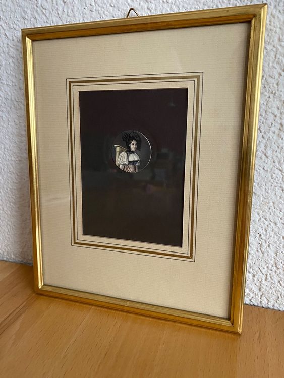 Berner Tracht Bild in Holzrahmen hinter Glas | Kaufen auf Ricardo
