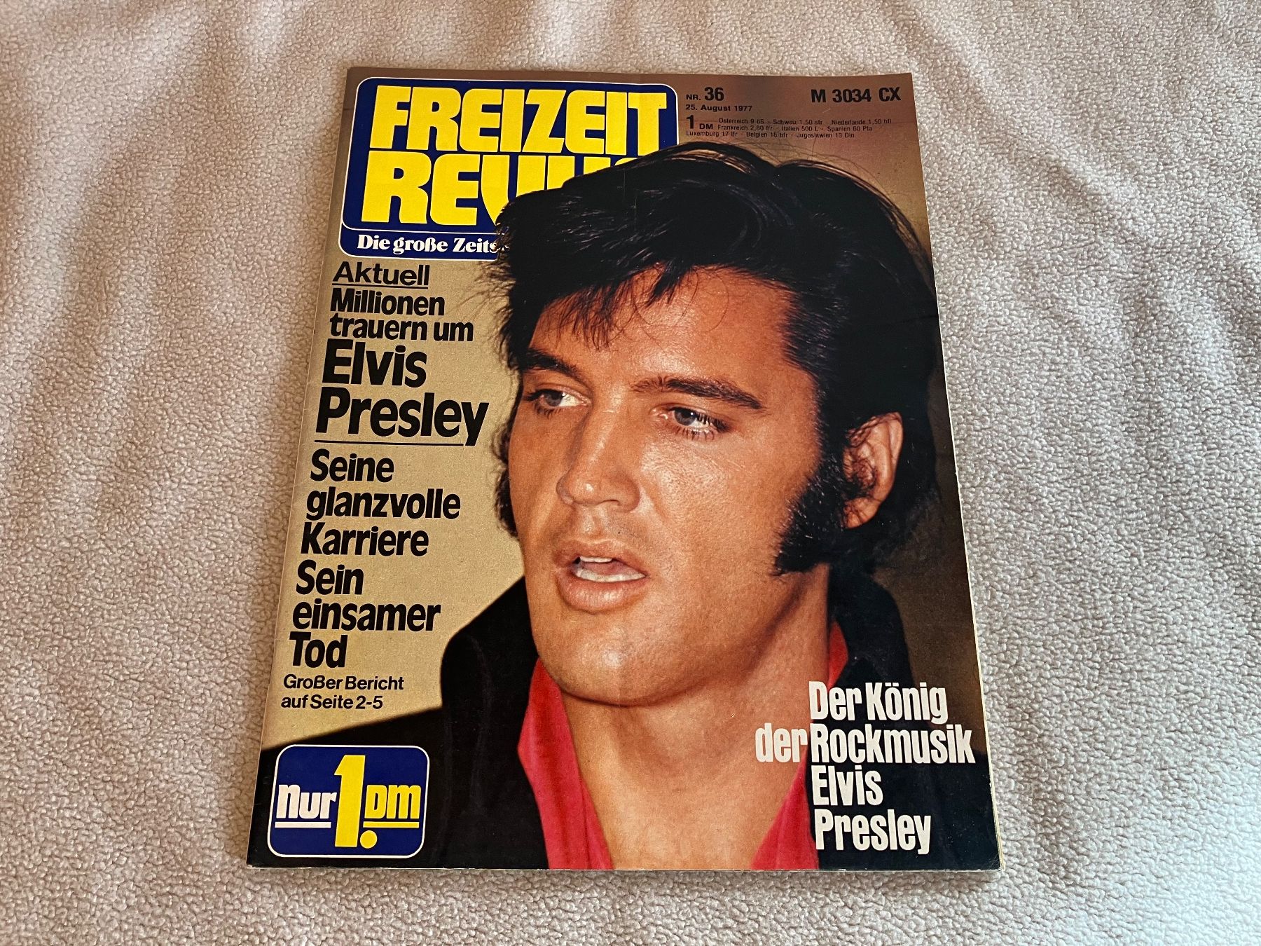 Freizeit Revue 36/1977 Elvis Presley -Top Zustand! (Gebraucht) in ...