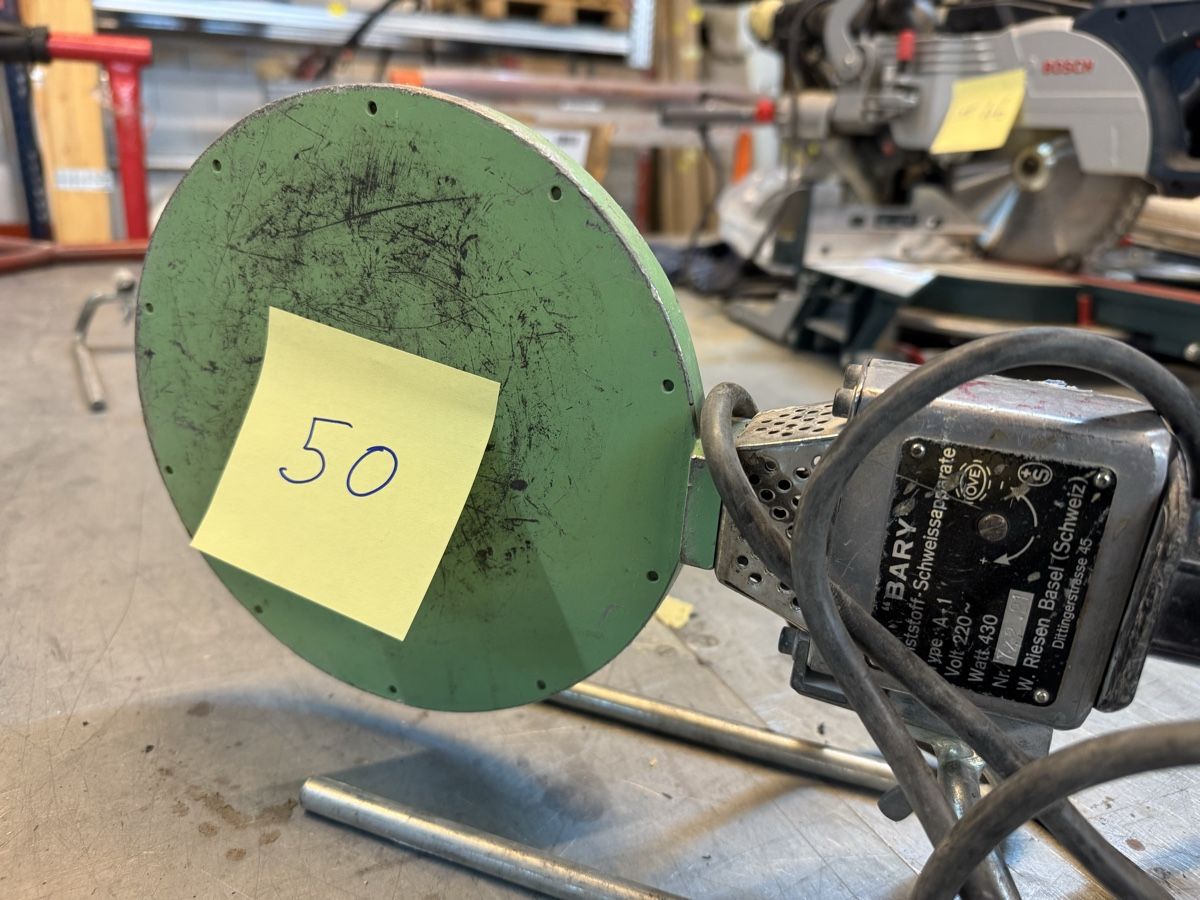 Machine à souder BARY (D'occasion) à Lausanne pour CHF 52 – retrait ...