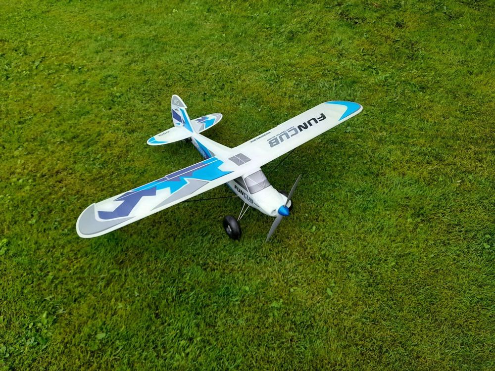 Motorflug Fun-Cub NG RR Blau , Spannweite 141cm (Neu und ...
