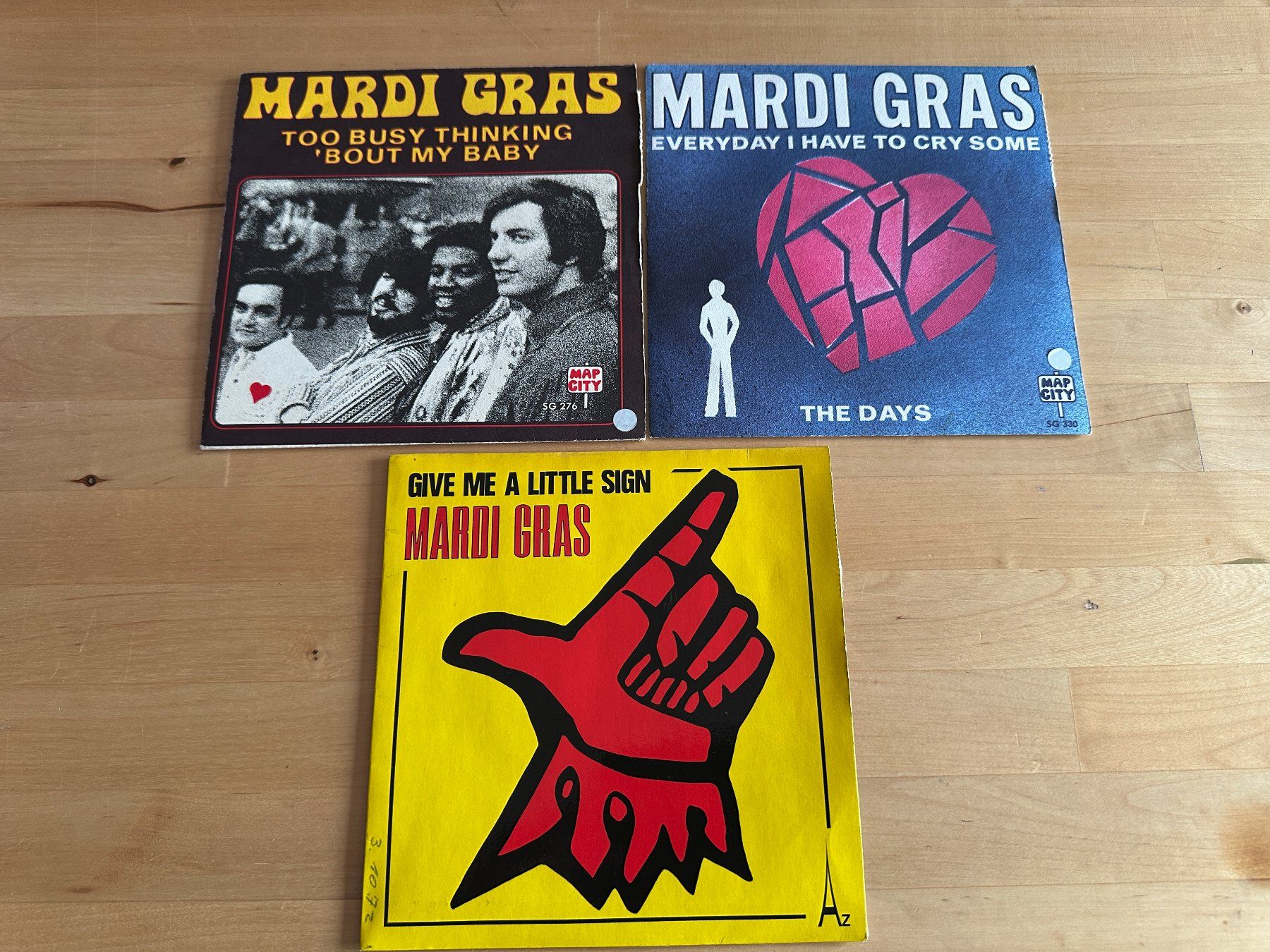 MARDI GRAS tolle Singles 70's Kult Top Hit Blues Rock Prog (Gebraucht ...