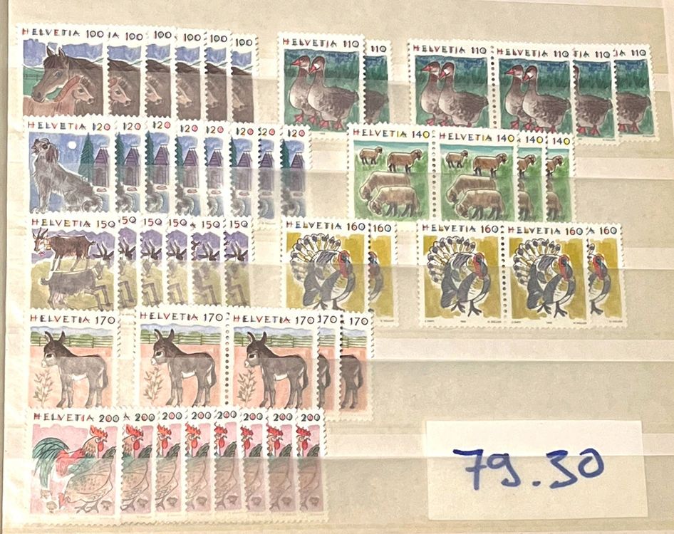 Marken zum Frankieren - Höhere Werte CHF 79.30 postfrisch** (Neu (gemäss Beschreibung)) in Bern ...
