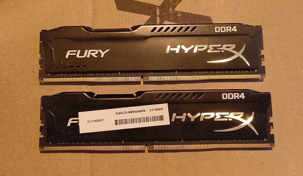 2x 16GB HyperX Fury DDR4 2666MHz RAM (Gebraucht) in Niederhasli für CHF ...