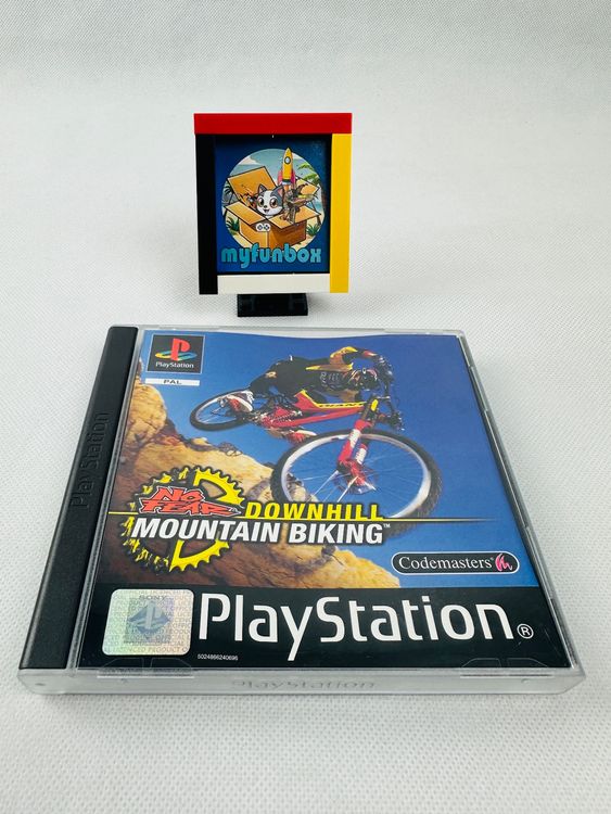 Playstation 1 PSX PS1 No Fear Downhill Mountain Biking CIB (Gebraucht ...