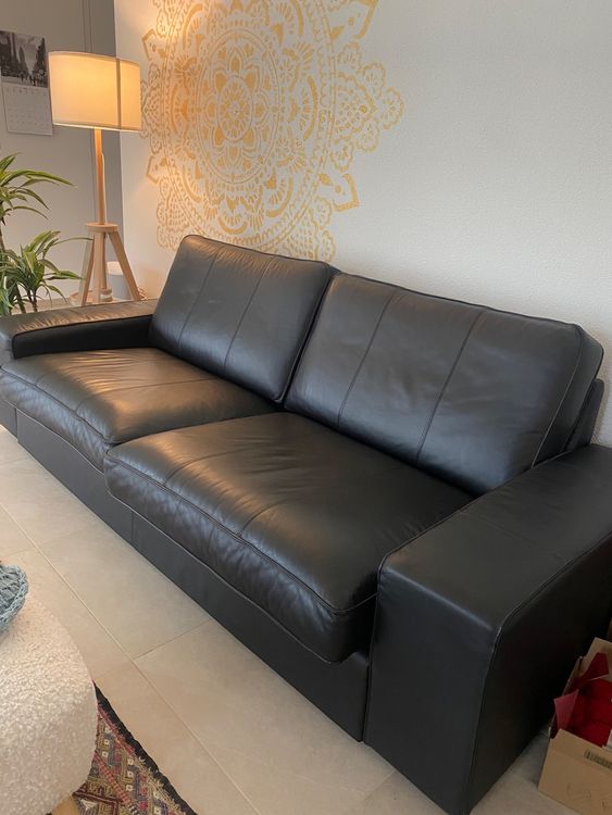 IKEA KIVIK Leather sofa (Gebraucht) in Samstagern für CHF 150 – nur ...
