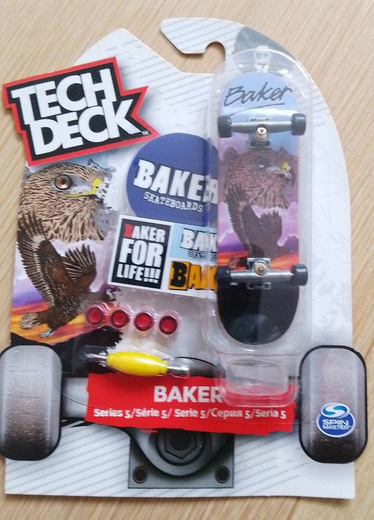 Tech Deck Baker Finger Mini Skateboard Serie 5 OVP Sammler (Neu und ...