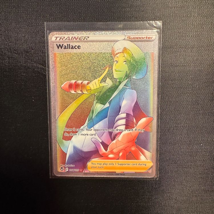 Pokémon Karte - Wallace Rainbow Rare Silver Tempest ENG (Neu (gemäss ...