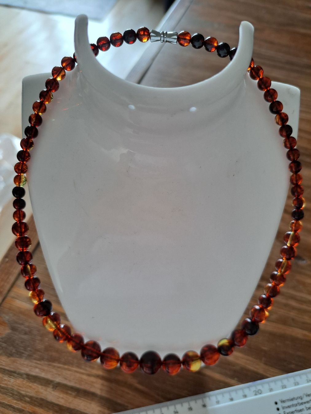 joli collier pierres ambre neuf 47 cm (Neuf (Voir description)) à ...