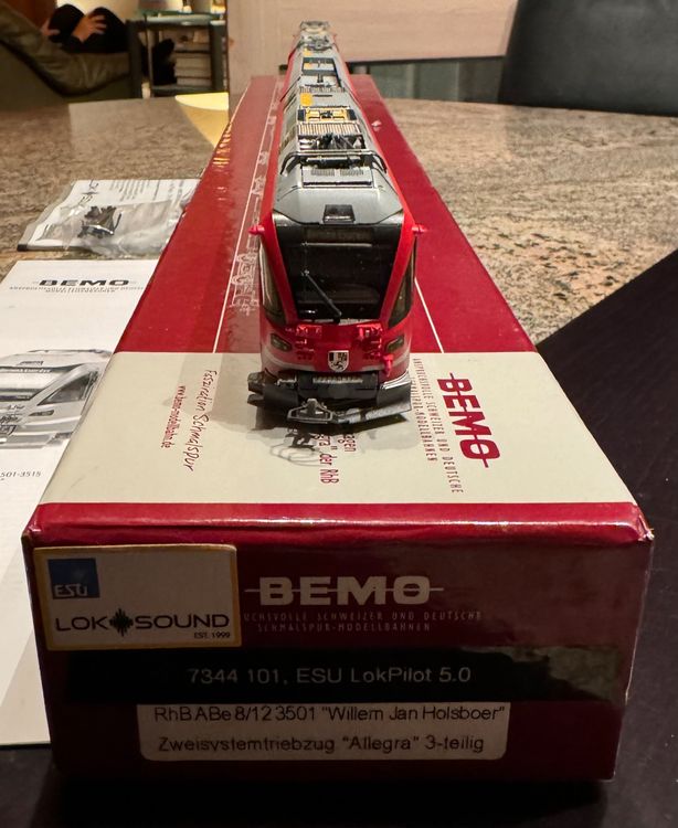 H0m Bemo @7344 101, RhB Allegra ABe 8/12 Willem Jan Holsboer (Neu ...