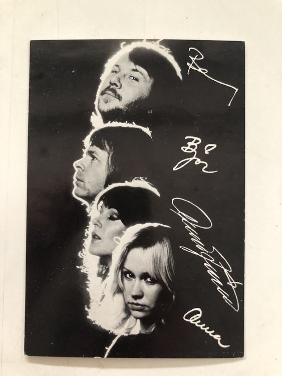 ABBA 1977 Autogramm Karte / Eagle Promotion (Gebraucht) in Wettingen für CHF 94 – mit Lieferung ...
