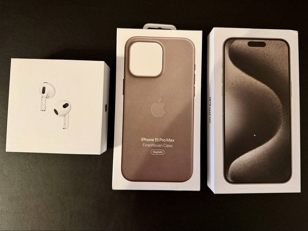 iPhone 15 Pro Max 256GB + Hüllen & AirPods (Gebraucht) in Zürich für ...