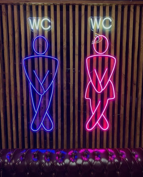 Toilette Neon Wegweiser | WC Werbeleuchte für ihr Restaurant | Acheter ...