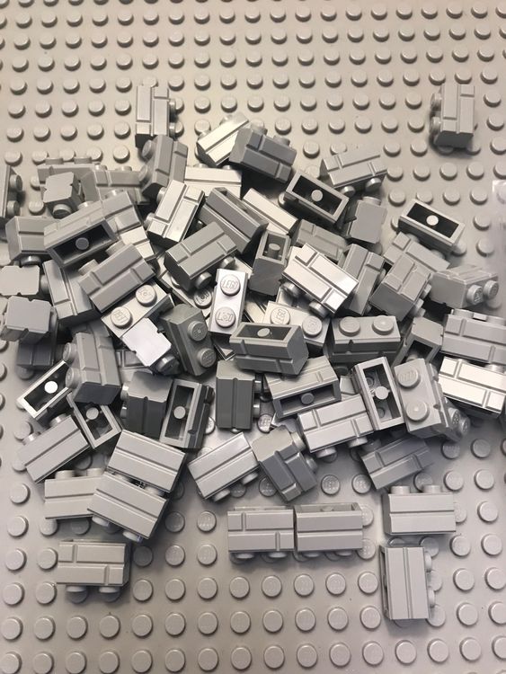 Lego 50 x Mauerstein hellgrau (98283) (Gebraucht) in Basel für CHF 7 – mit Lieferung auf Ricardo ...