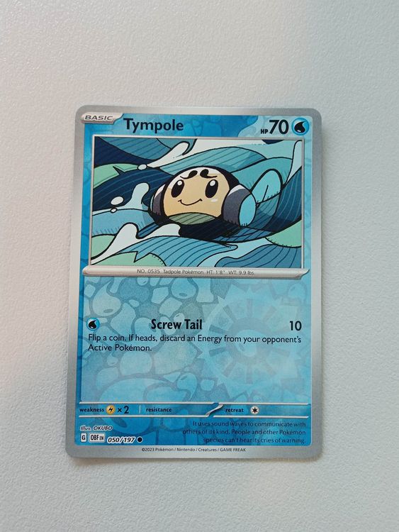 Tympole Schallquap Obsidian Flames - Pokemon Reverse Holo | Kaufen auf ...