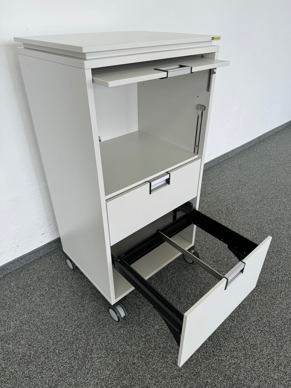 Steelcase Moby Roll-Caddy - Weiss - mit Hängerahmen - ohne (Gebraucht ...