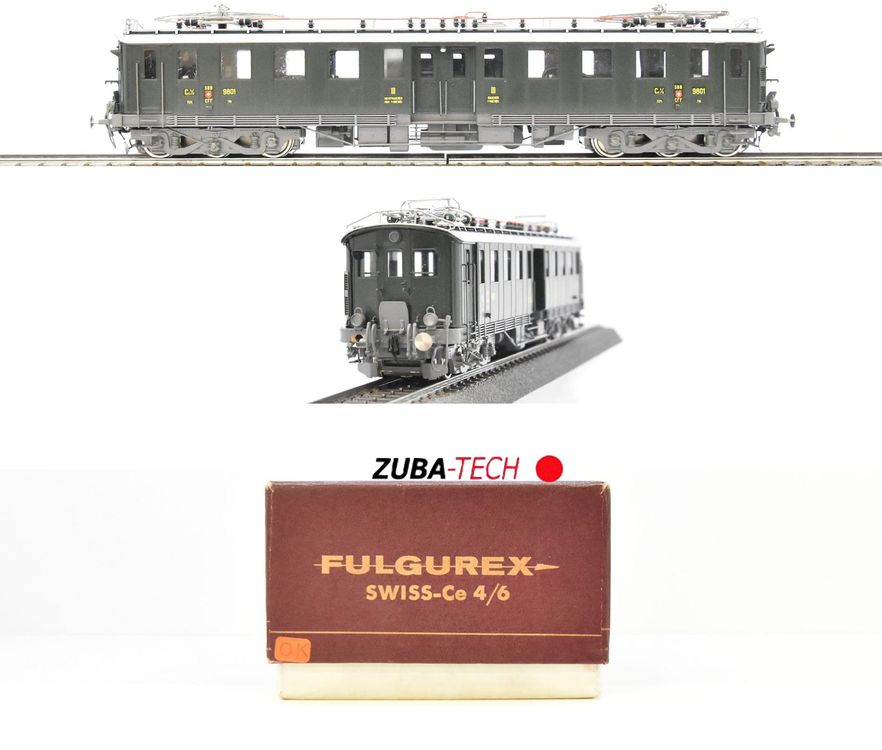 Fulgurex Triebwagen Ce 4/6 SBB H0 GS Analog Messing mit OVP (Gebraucht ...