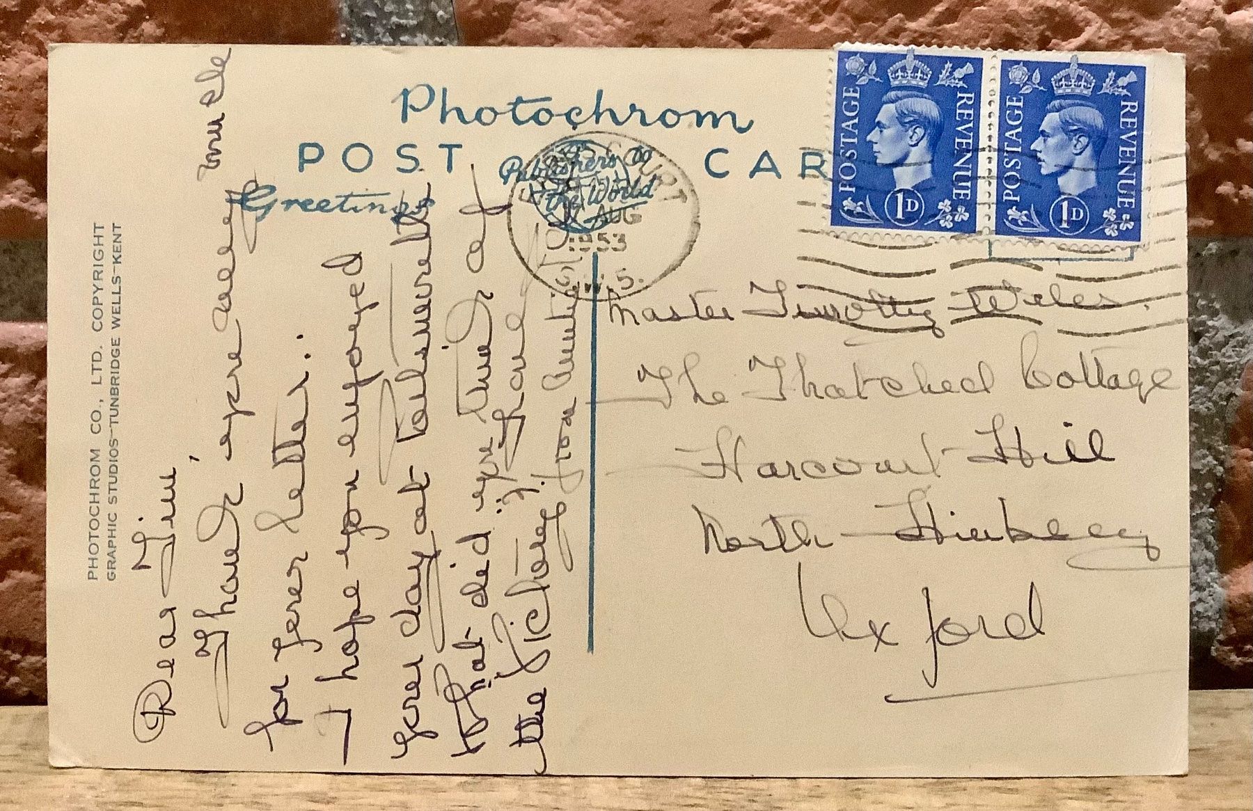 1953 PRINCE Charles & PRINCESS Anne - England - Royal Family (Gebraucht ...